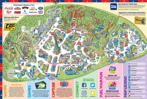 Printable Kings Island Map