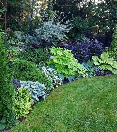 Colorful Shade Garden Design Plans