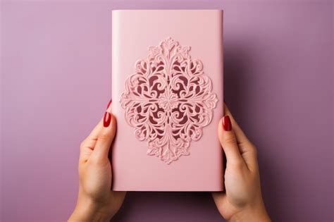 Premium Photo Woman With A Blank Diary Documenting Her Daily