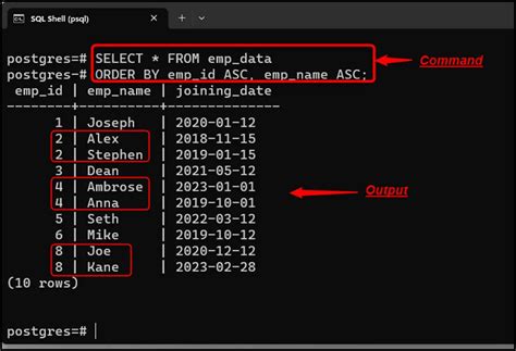 How To Sort Multiple Columns Using Order By Clause In Postgresql