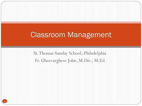 Ppt Classroom Management Powerpoint Presentation Free Download Id