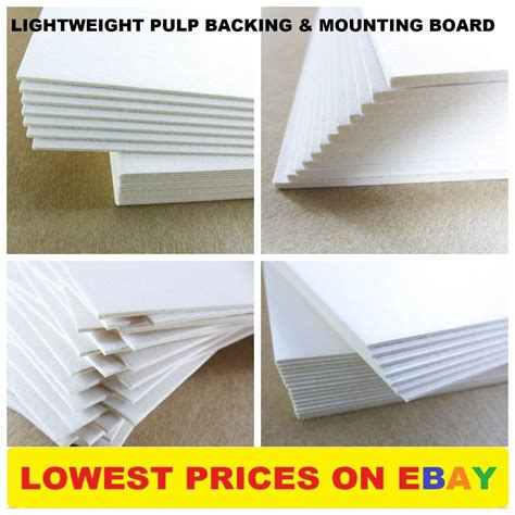 A5 A4 A3 A2 Card Sheets Backing Board 1mm 2mm Thick Paper Mount Model