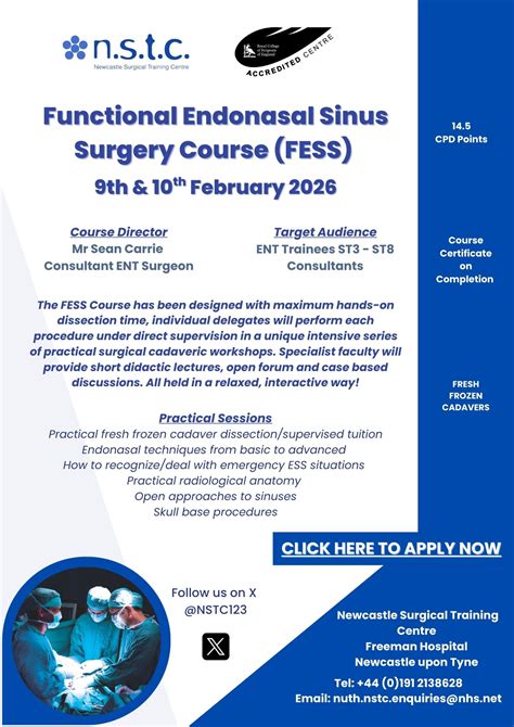 Functional Endonasal Sinus Surgery Course Fess The Journal Of