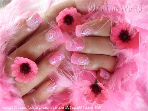 Red Flower Nail Designs 2015 Reasabaidhean