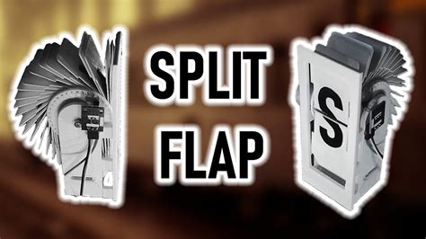 3d printed arduino split flap display youtube