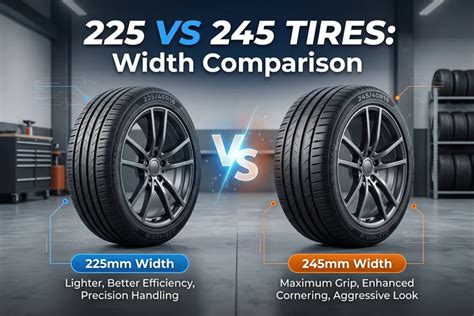 225 Vs 245 Tires Real World Performance Differences Ive Discovered