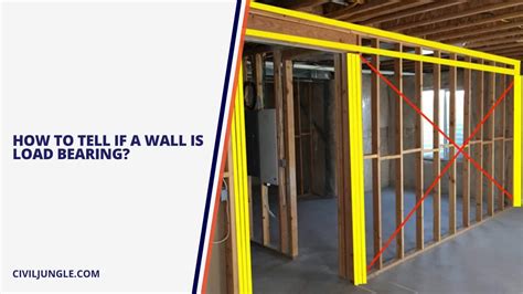 Load Bearing Wall Construction How To Tell If A Wall Is Load Bearing