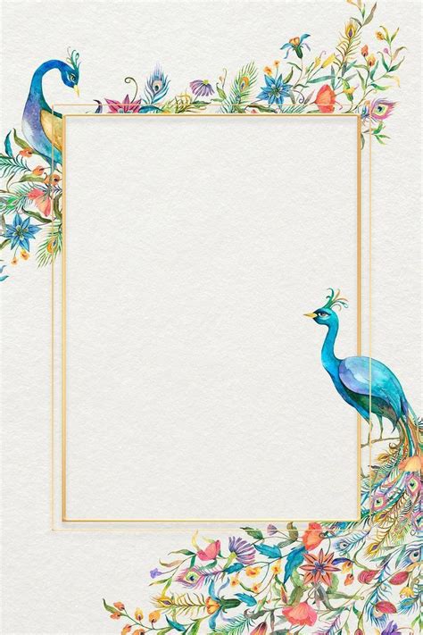 Pin By Vishakha Bang On Backgrounds Watercolor Peacock Peacock Images Indian Wedding