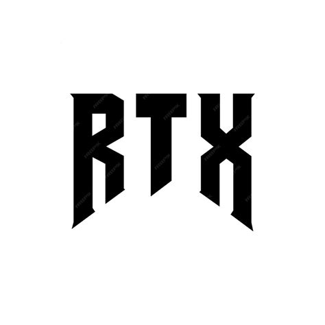Rtx Letter Logo Design Per Lazienda Tecnologica Rtx Logo Design