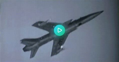 Aim 9 Sidewinder Missile From A F 105 Thunderchief Downs A Drone During