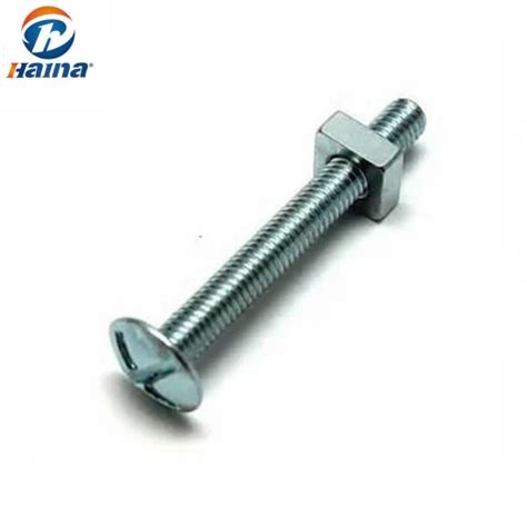 Carbon Steel Roofing Bolt With Square Nut Assembling Bolt Roofing