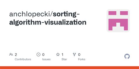 Github Anchlopeckisorting Algorithm Visualization