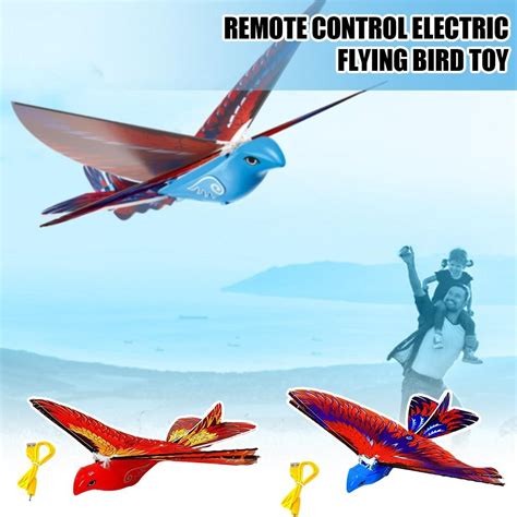 Betterlife New Remote Controlled Flying Bird Toy Electric Bird With