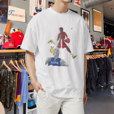 Scottie Barnes Blew A Kiss At Jared Mccain T Shirt Hoodie Longsleeve Tee