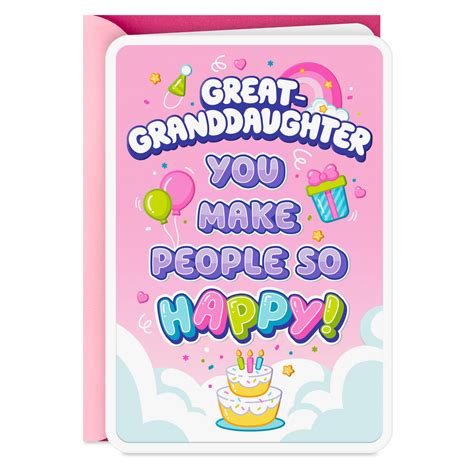 Great Granddaughter Birthday Wishes
