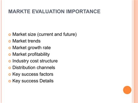 Marketing Evaluation Ppt Free Download