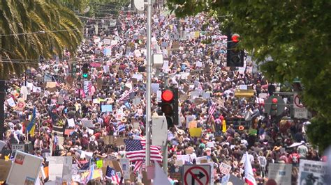 Bay Area Cities Turn Out For No Kings Anti Trump Protests Ktvu Fox 2