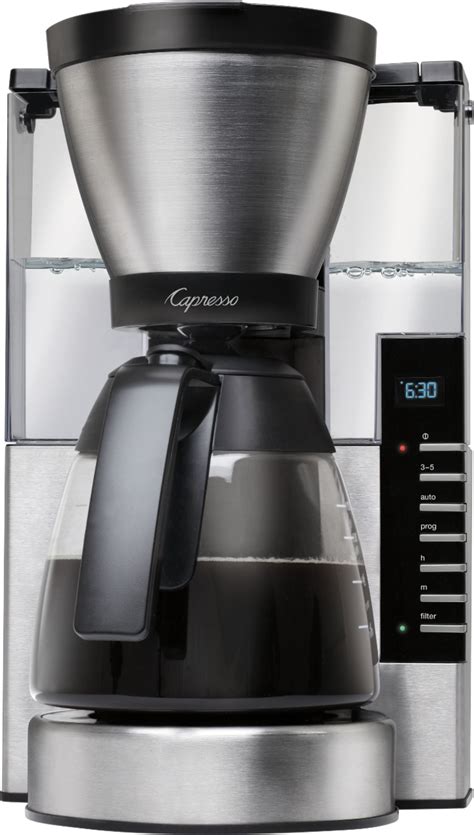 Customer Reviews Capresso 10 Cup Coffee Maker Stainless Steel 49705