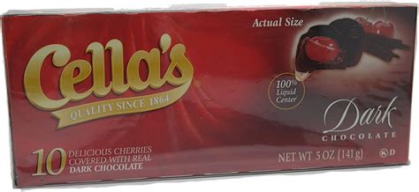 Cellas Chocolate Covered Cherries Milk And Dark 10 Ct Variety Pack Of 2 Buy Now With