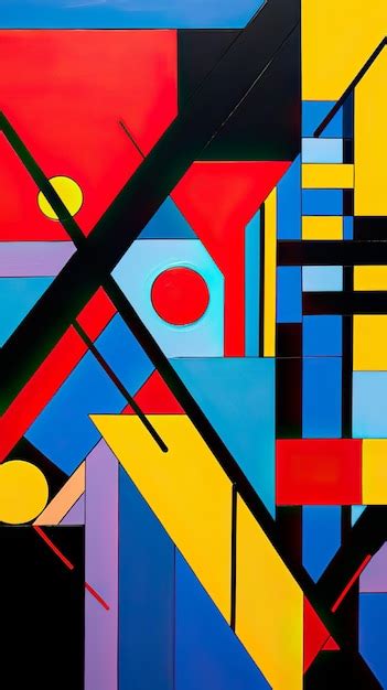 Patrones Geométricos Vibrantes Con Líneas Intersectantes Y Una Paleta