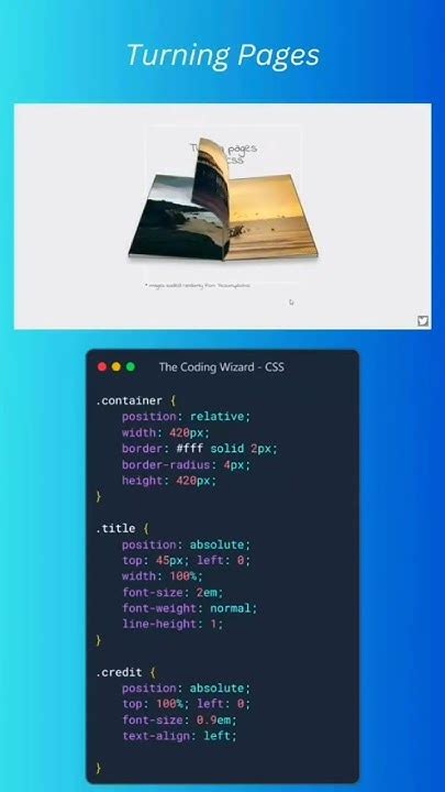 Turning Pages Using Html And Css Short Trending Youtube