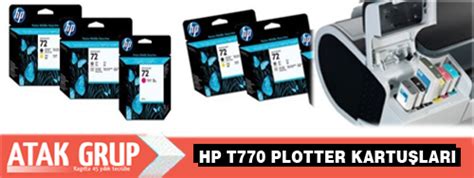 Hp T770 Plotter Kartuşu I Hp T770 Plotter Kartuşları