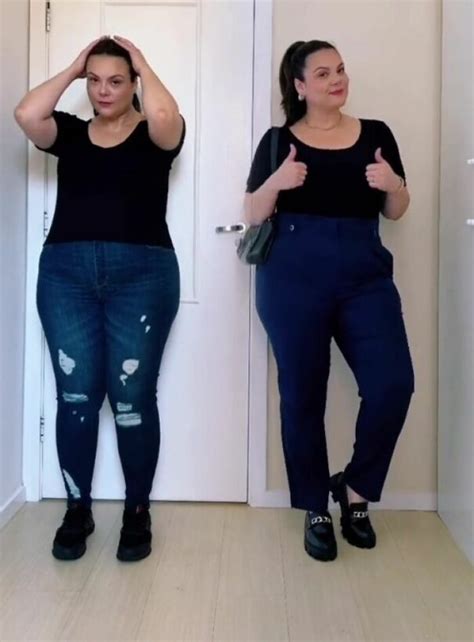 25 Interesting Outfit Transformations Shared By A Plus Size Trendsetter
