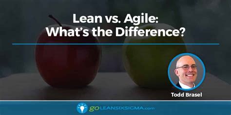 Lean Vs Agile Whats The Difference GoLeanSixSigma GLSS