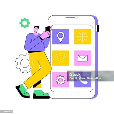 Native Mobile App Abstract Concept Vector Illustration Stock Illustration Download Image Now
