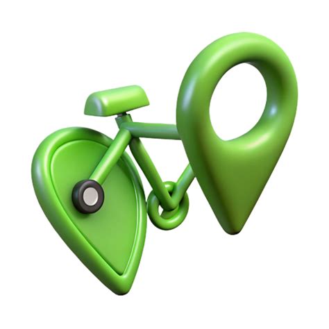 Magnificent Rustic Bicycle Path Network Map Green Exclusive 57892246 Png