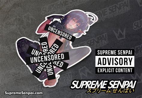 Rikka Anime Sticker Sexy Anime Girls Ecchi Anime Girl Stickers Lewd