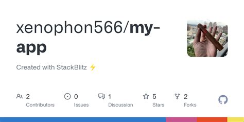 Github Xenophon566 My App Created With Stackblitz ⚡️