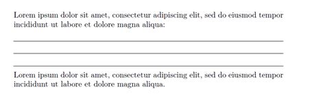 Templates Can LaTeX Be Used To Make A Sheet Of Blank Lines TeX LaTeX Stack Exchange