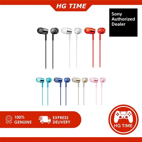 Sony Mdr Ex155 In Ear Headphones Shopee Malaysia