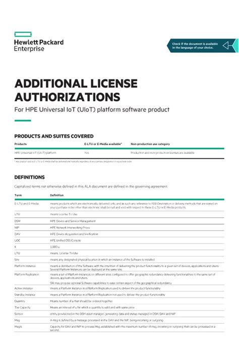 Hpe Telco Universal Iot Platform Ala