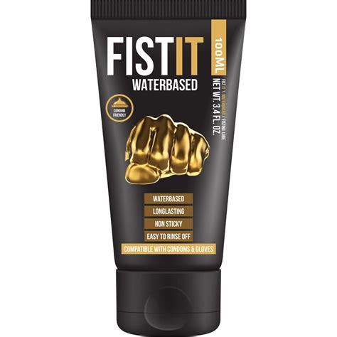 Fist It Water Based Fisting Lubricant 3 3 Fl Oz 100 Ml