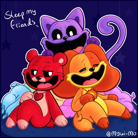 All The Smiling Critters Fanarts Ive Made In Order Rpoppyplaytime
