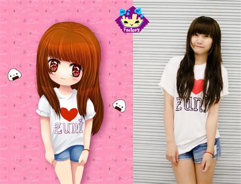 Hình Ảnh Chibi Của Các Hot Girl Đẹp Nhìn Như Thật