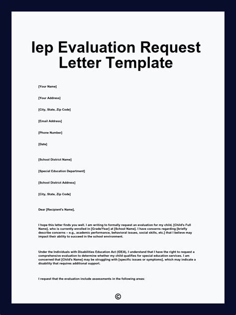 Sample Iep Request Letter 14 Sample Letter For Payment Request Free