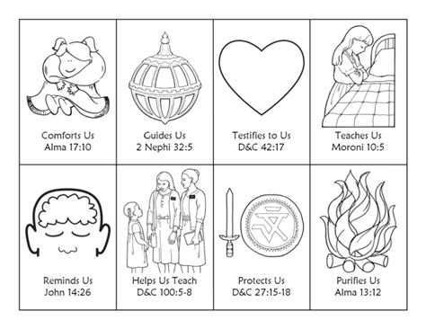 Lds Coloring Pages Holy Ghost