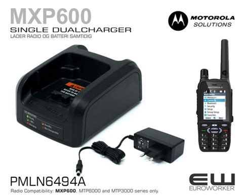 Motorola Pmln6494a Dual Unit Charger Mxp600 Mtp3000 Mtp6000