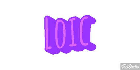 Loïc Name Animated  Logo Designs