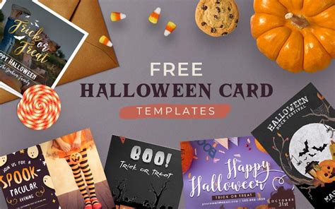 15 Free Halloween Card Templates Halloween Card Designs