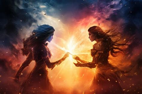 Premium Ai Image Dynamic Digital Duel Domain Drama Cool Gaming Background