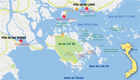 Lan Ha Bay Map At Michael Hayden Blog