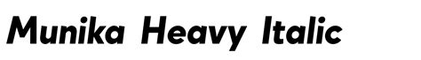 Munika Font Webfont And Desktop Myfonts