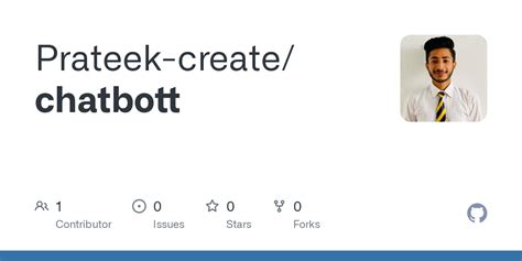 GitHub Prateek Create Chatbott