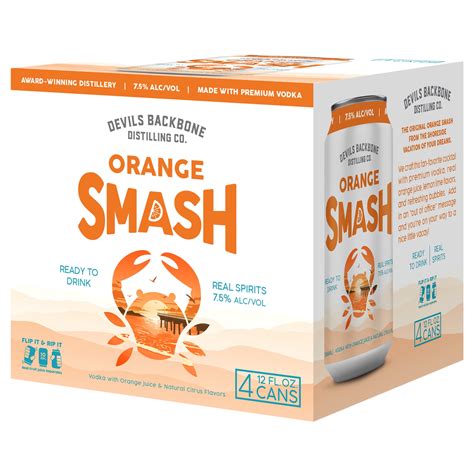 Devils Backbone Devils Craft Cocktail Orange Smash 4 Pack 12 Fl Oz