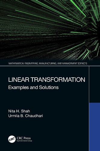 Solutions For Linear Transformation Examples And Solutions 1st By Nita