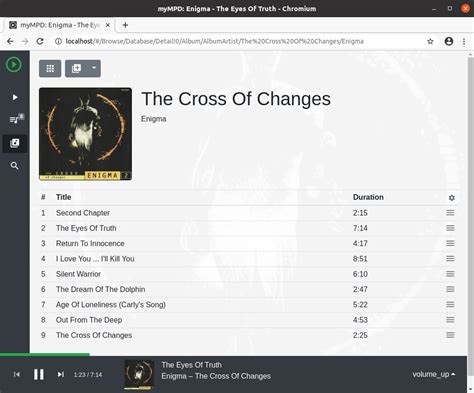 MyMPD Standalone And Lightweight Web Based MPD Client Page Of LinuxLinks